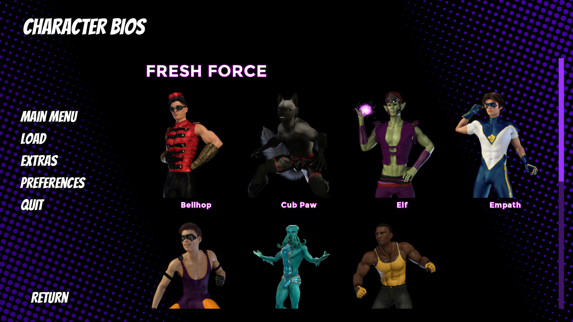 The Coming End Fresh Force Frustrations A Gay Superhero Visual Novel