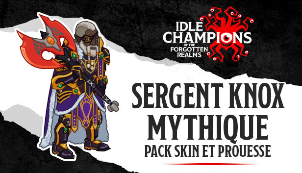 Économisez 50 % sur Sergent Knox Mythique - Pack Skin et Prouesse sur Steam