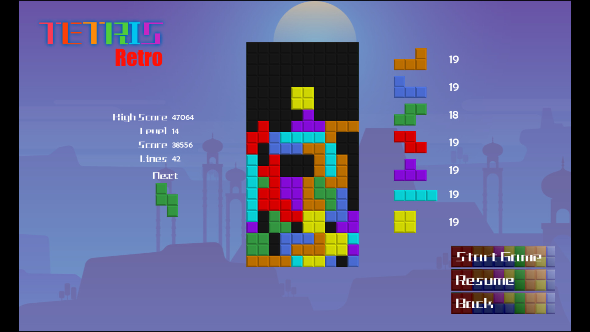 Tetris-Retro - Keymailer