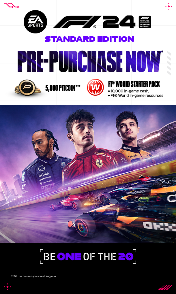 Pre-purchase F1® 24 on Steam