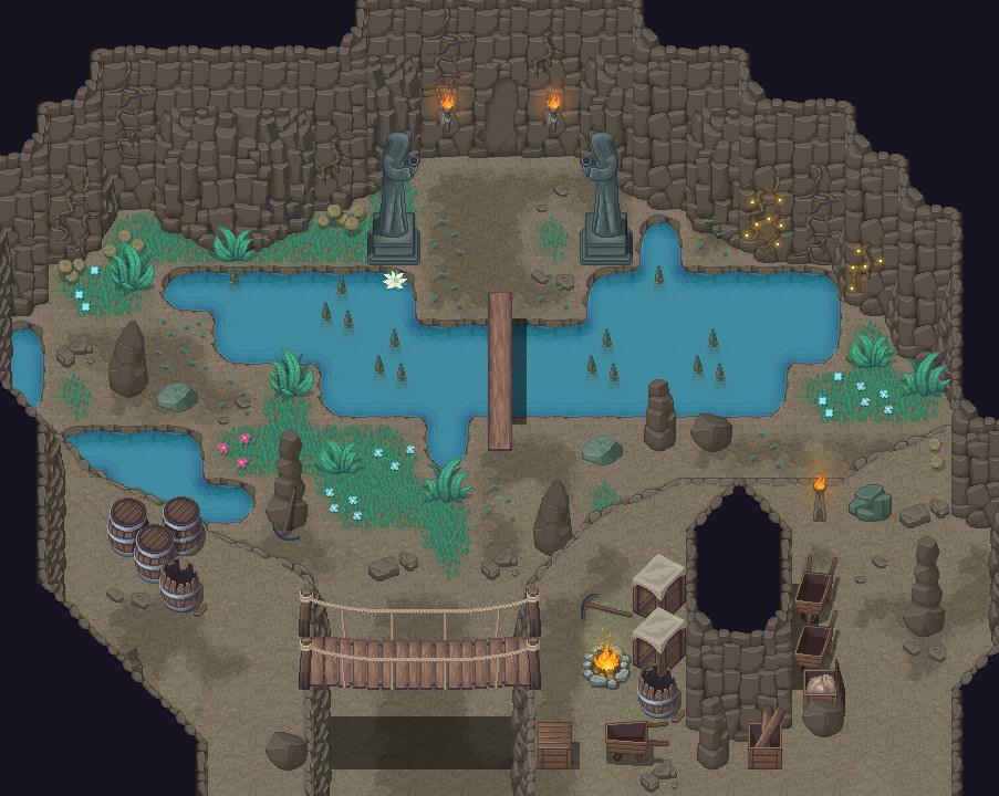 Save 30 On Rpg Maker Mz Winlu Fantasy Tileset Dungeon On Steam