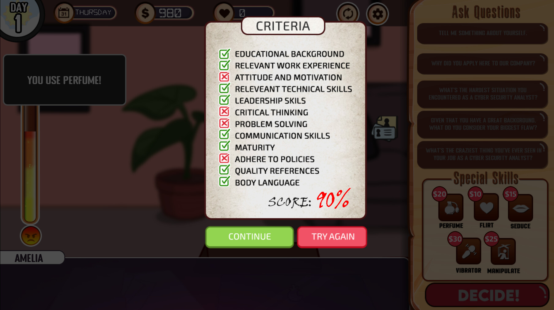 Horny Recruiter on Steam