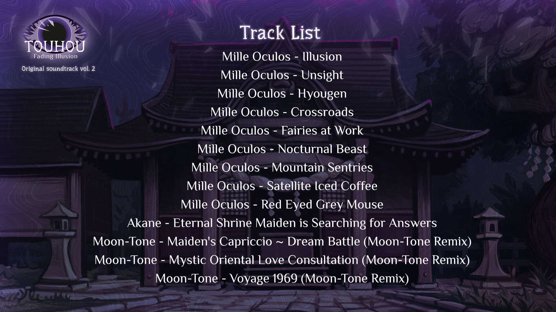 Touhou: Fading Illusion OST vol.2 on Steam