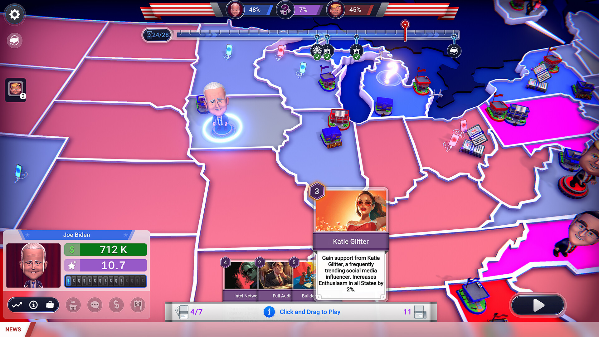 Pre-purchase The Political Machine 2024 on Steam