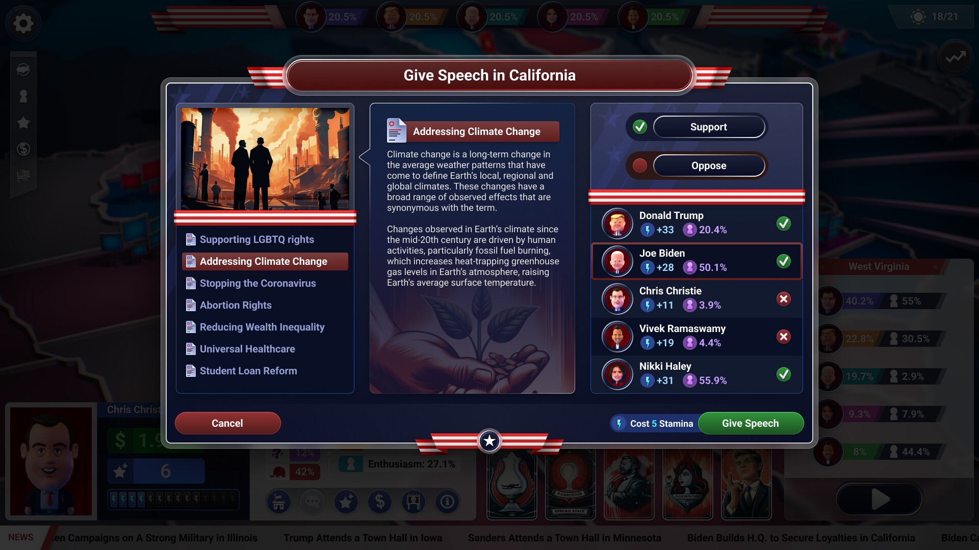 Pre-purchase The Political Machine 2024 on Steam