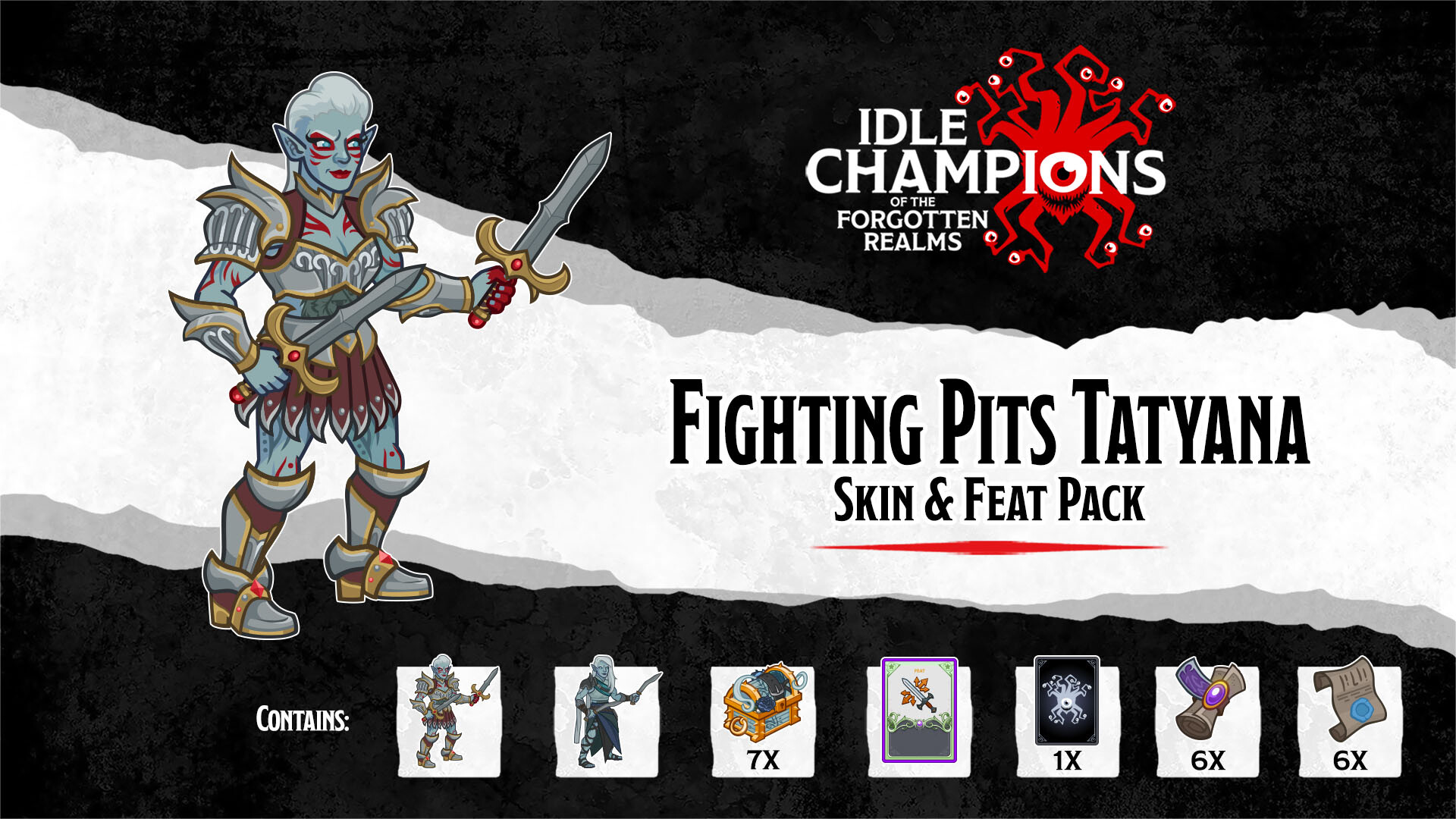 Idle Champions Fighting Pits Tatyana Skin And Feat Pack On Steam
