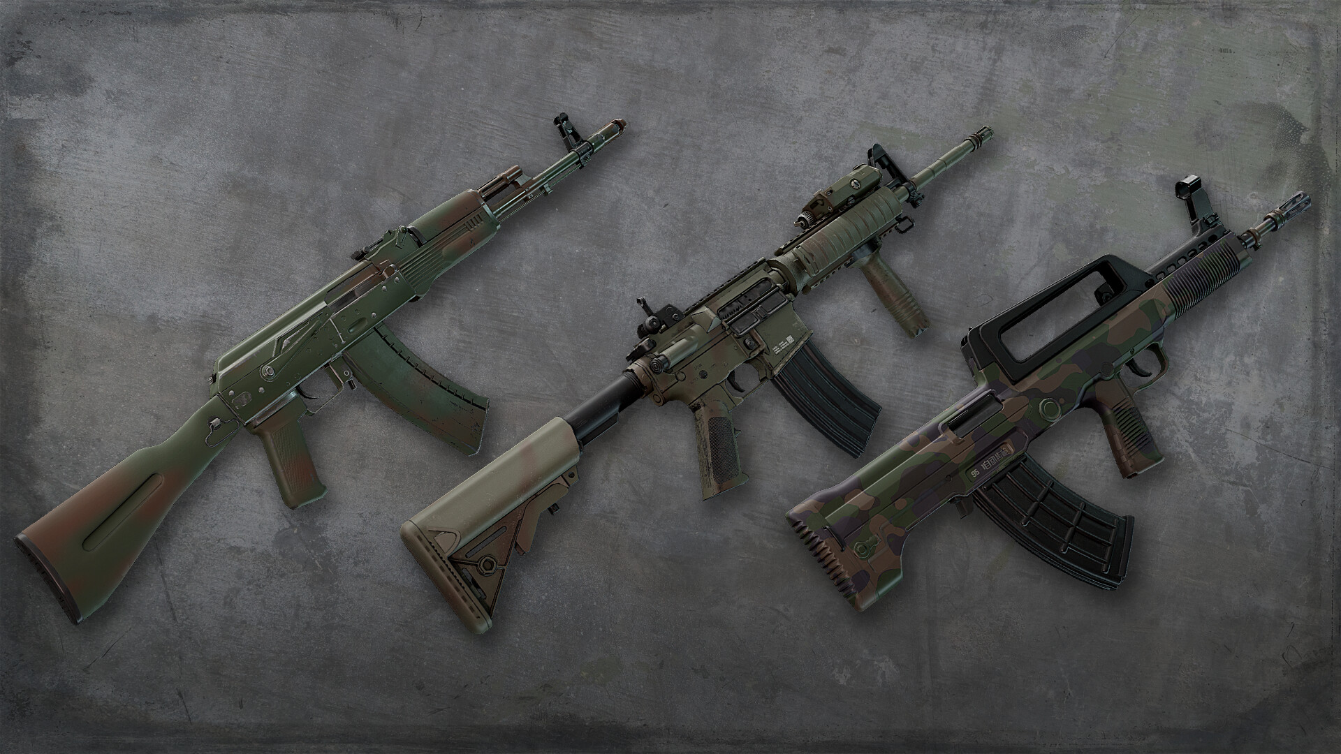 Squad Weapon Skins - Woodland Camo Pack - Keymailer