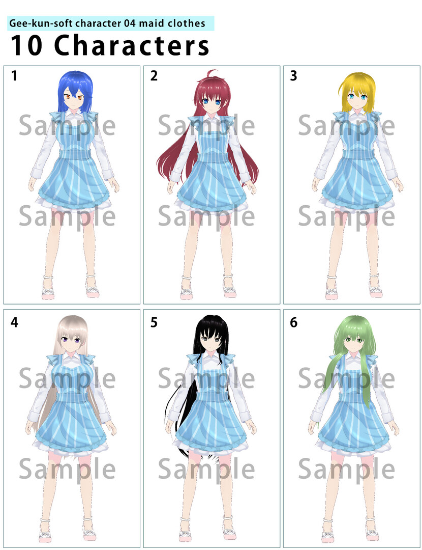 Rpg Maker 3d Character Converter Gee Kun Soft Character 04 Maid