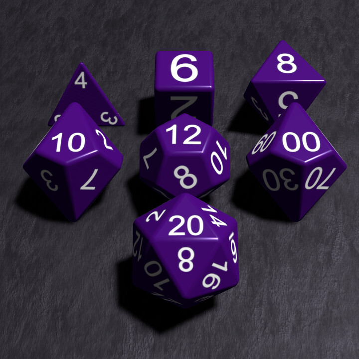 True Dice Roller - Indigo Chroma Dice on Steam