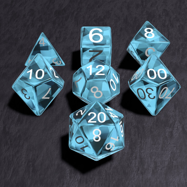 True Dice Roller - Aquamarine Gem Dice on Steam