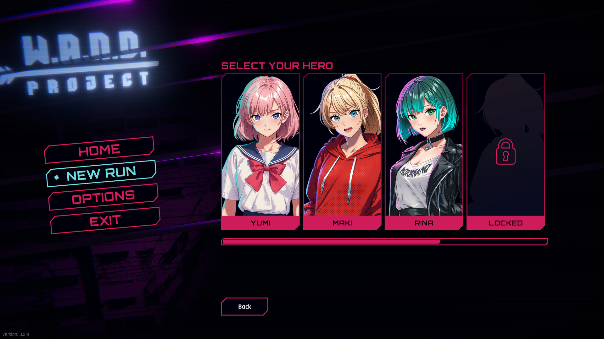 W.A.N.D. Project on Steam