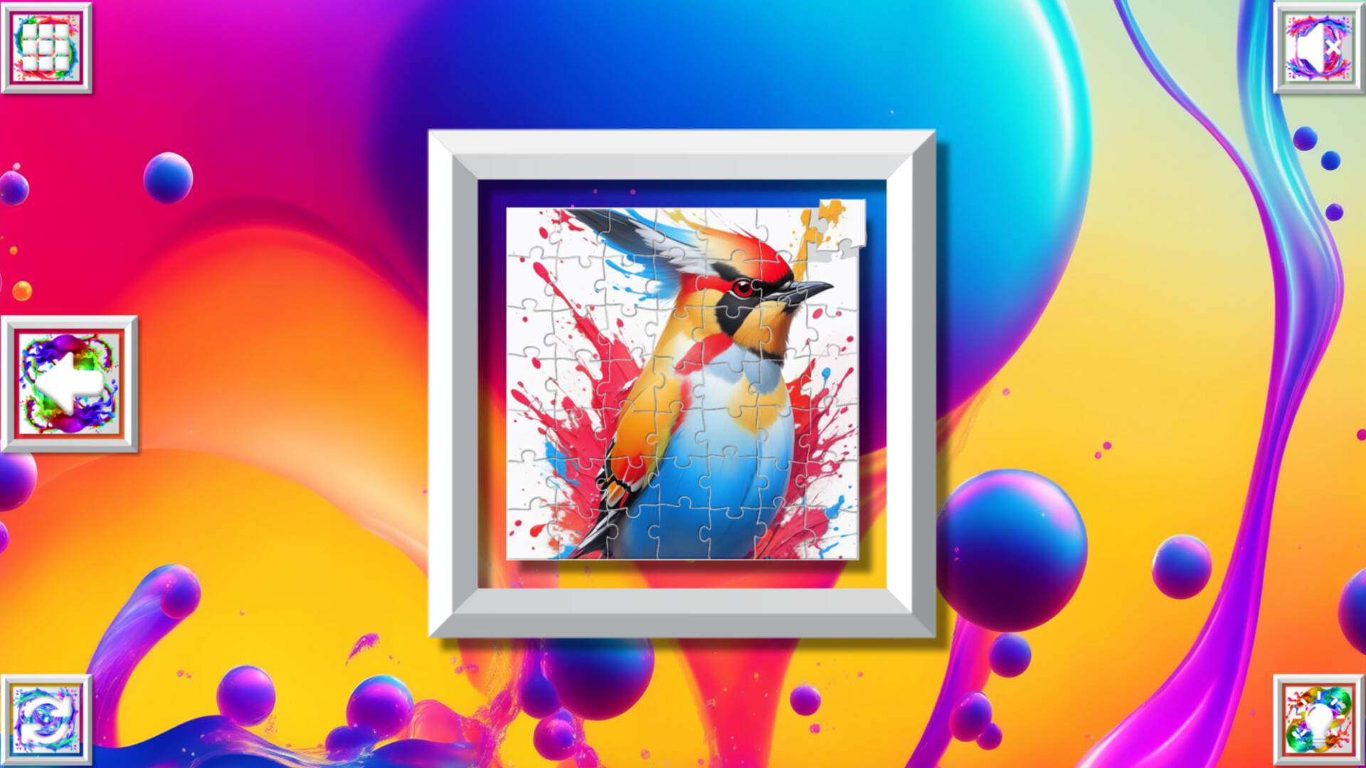 Color Splash: Birds on Steam