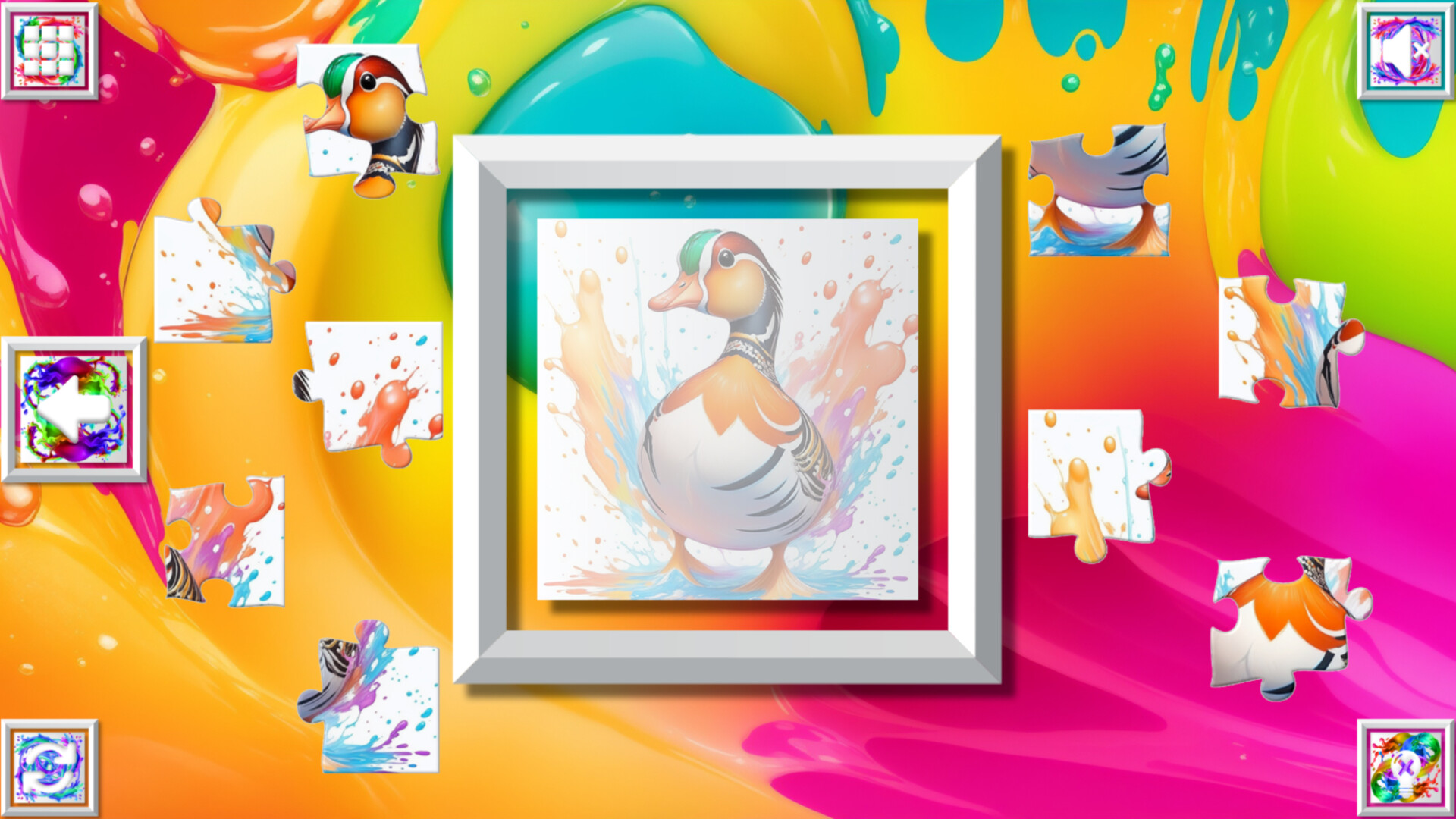 Color Splash: Birds on Steam