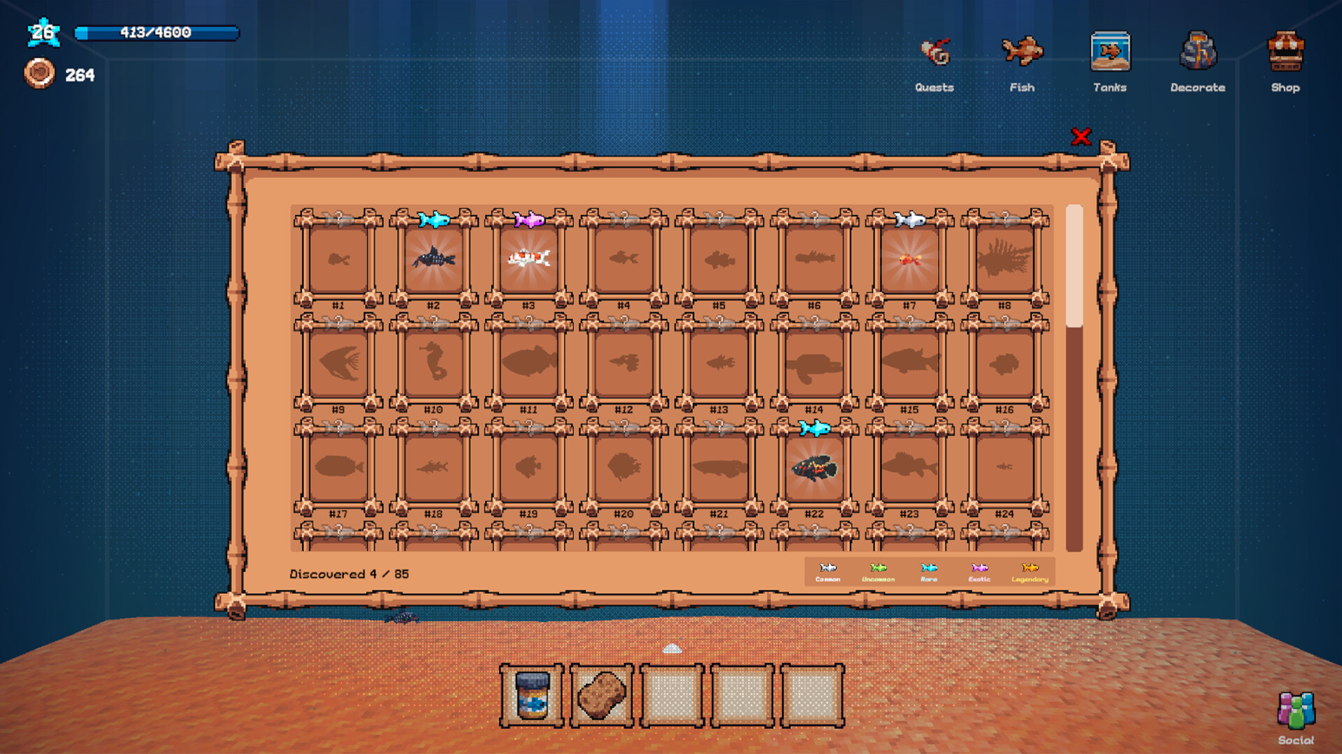 Tiny Aquarium: Social Fishkeeping on Steam