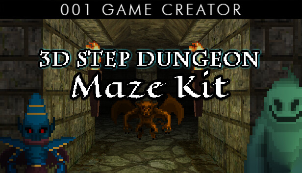 001 Game Creator - 3D Step Dungeon Maze Kit on Steam