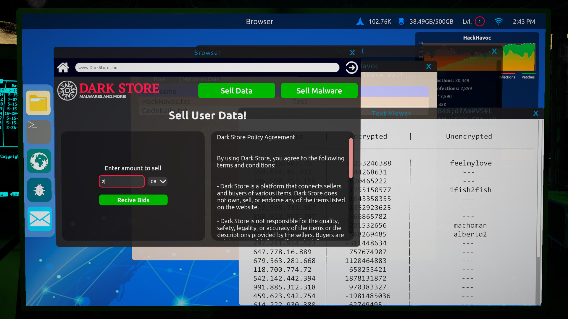 Hacker's Life on Steam