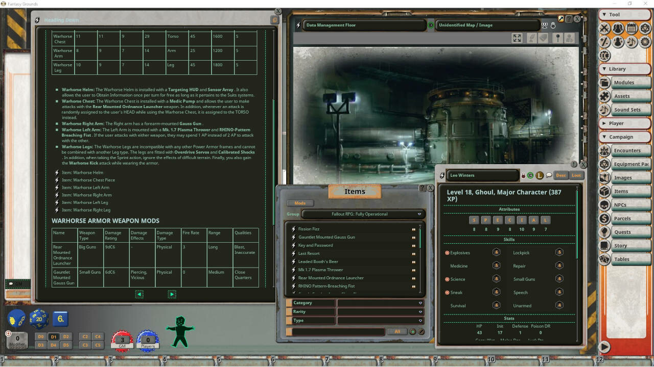 Fantasy Grounds Fallout Rpg Fully Operational On Steam