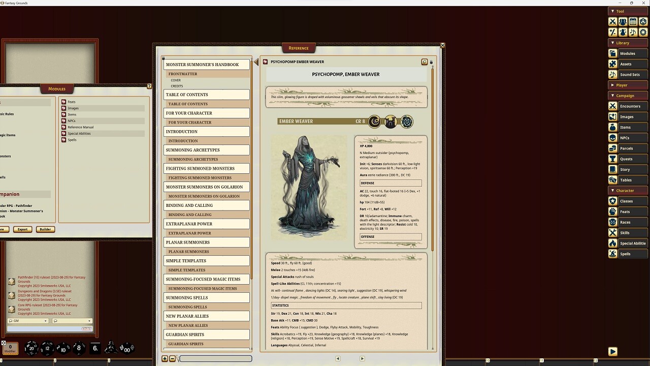 Fantasy Grounds Pathfinder Rpg Pathfinder Companion Monster