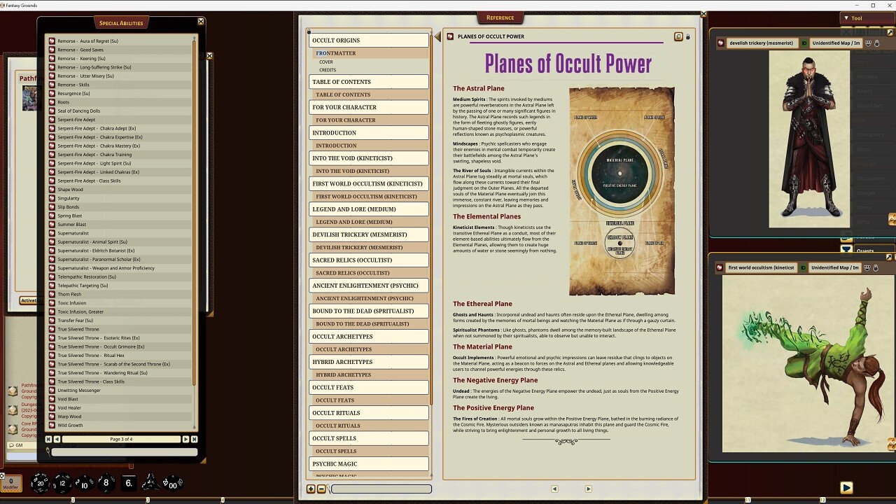 Fantasy Grounds Pathfinder Rpg Pathfinder Companion Occult Origins