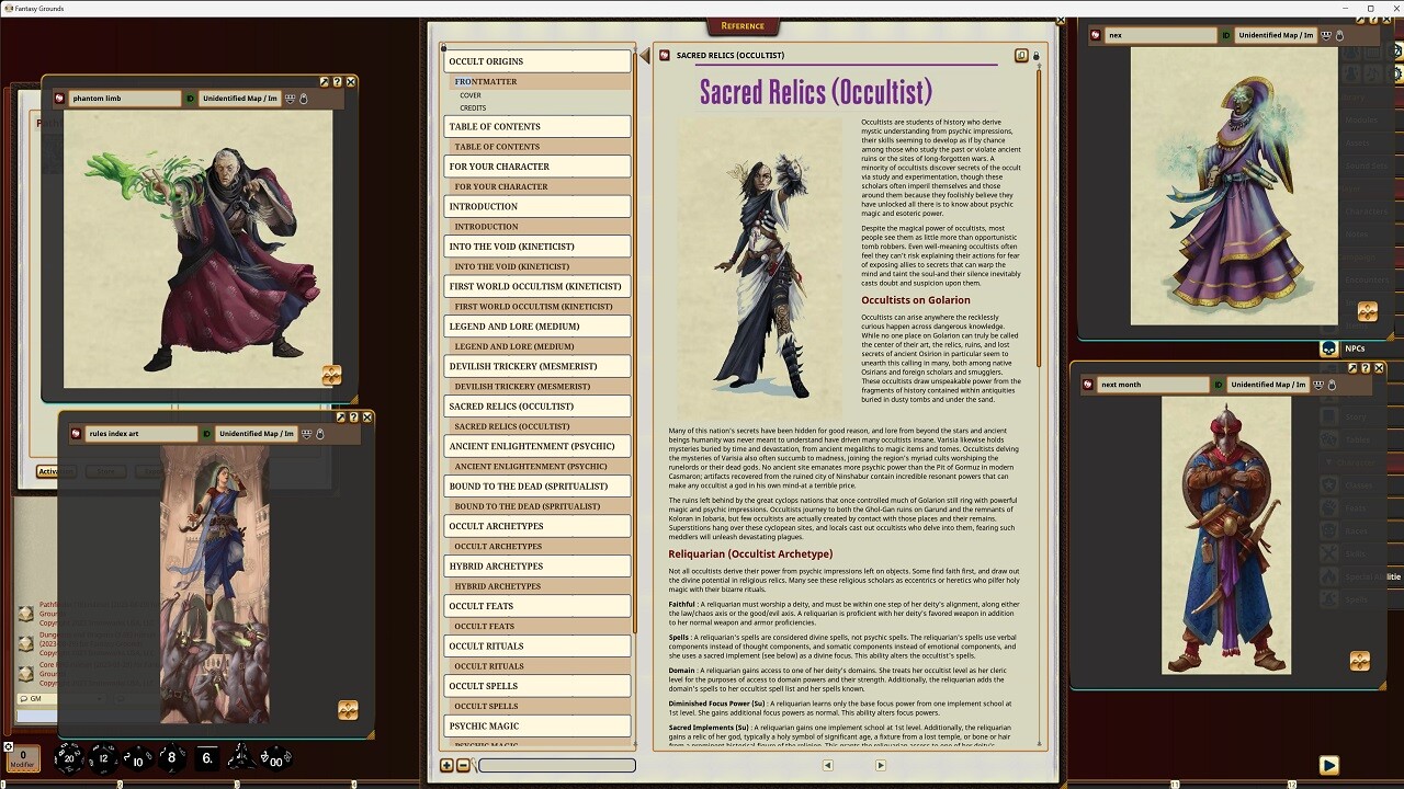 Fantasy Grounds - Pathfinder RPG - Pathfinder Companion: Occult Origins ... Fantasy Grounds - Pathfinder RPG - Pathfinder Companion: Occult Origins ...