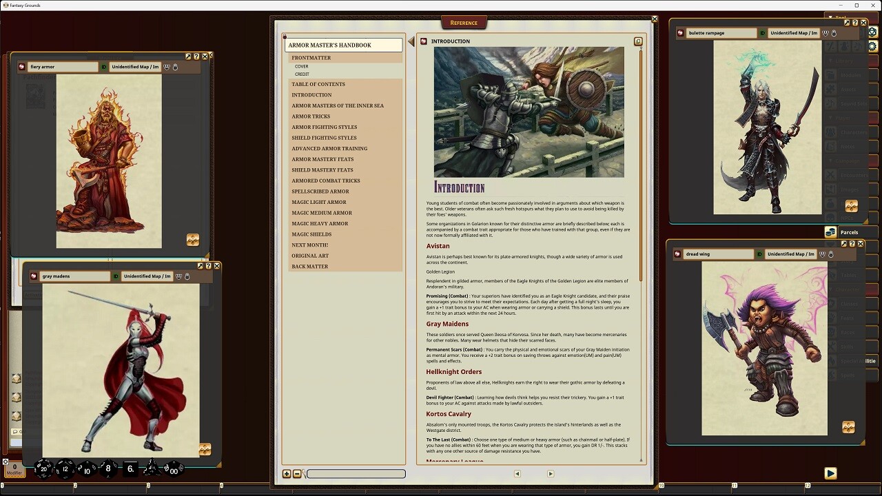 Fantasy Grounds Pathfinder Rpg Pathfinder Companion Armor Masters