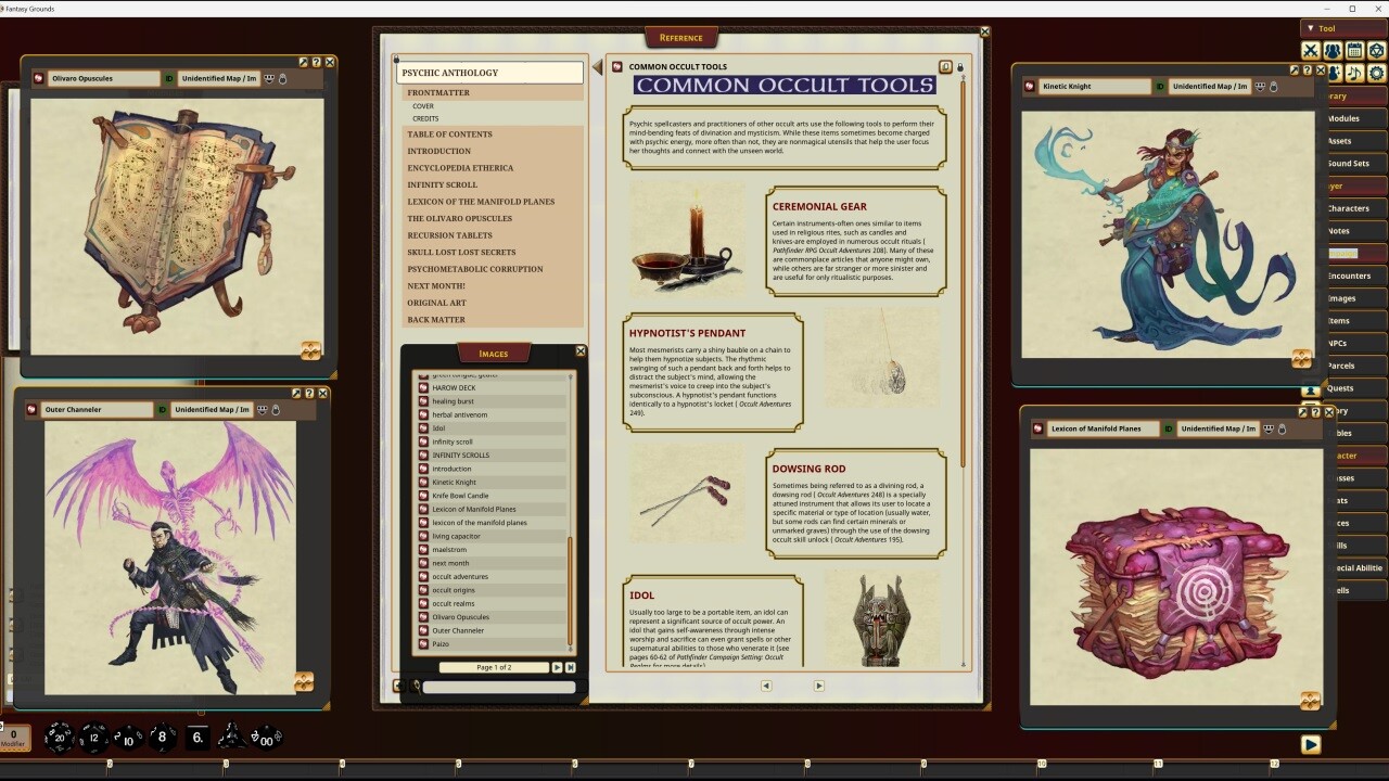 Fantasy Grounds Pathfinder Rpg Pathfinder Companion Psychic