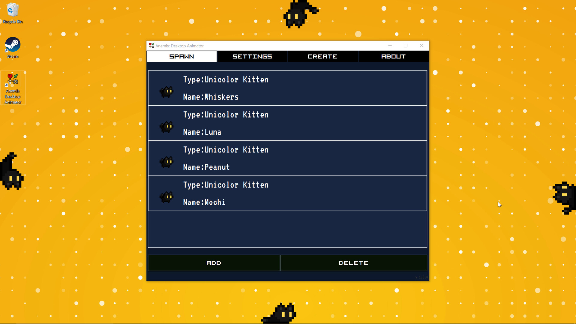 Buy Anemis Desktop Animator Eu Pc Steam Digital Code