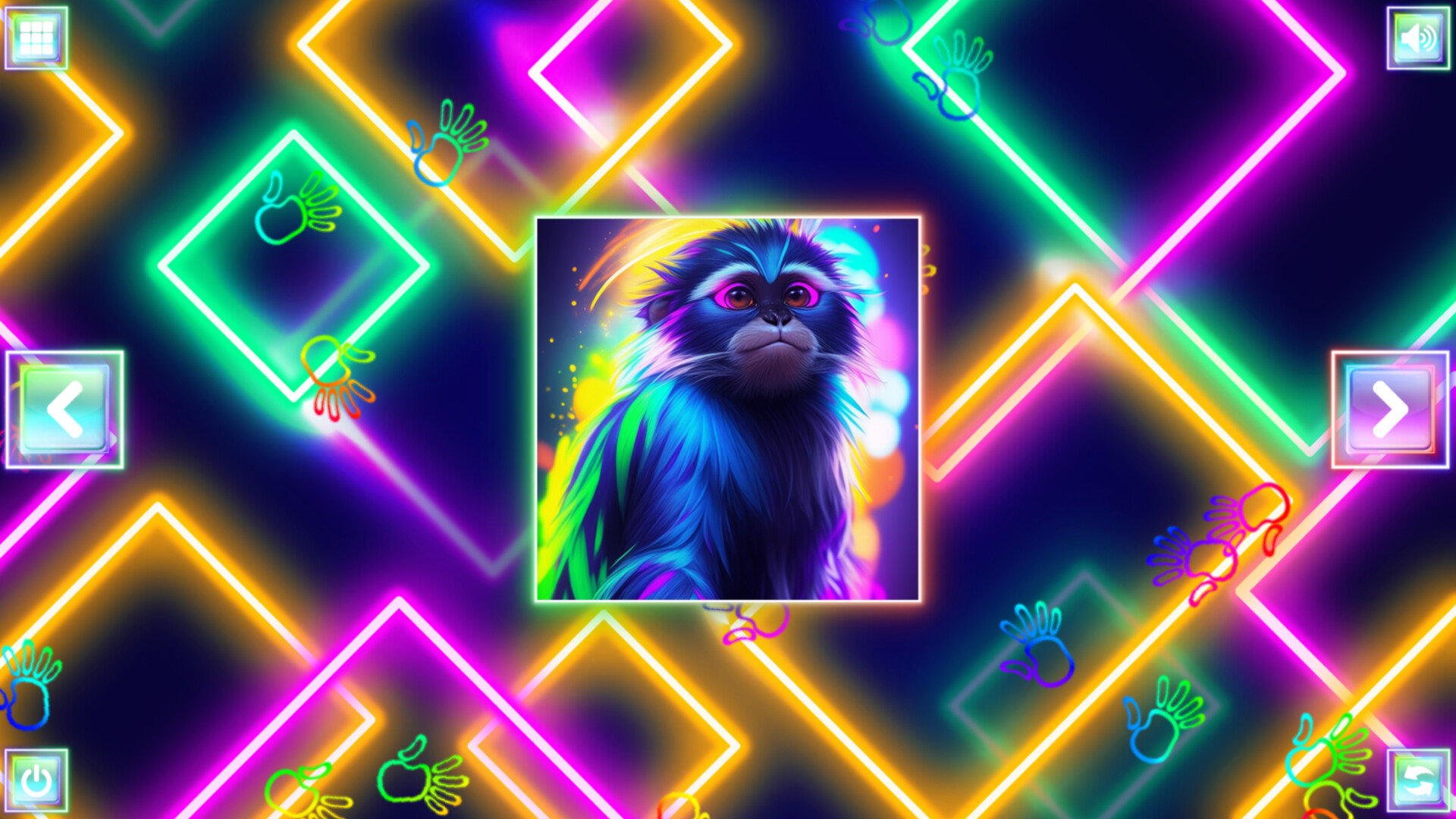 Neon Fantasy: Monkeys on Steam
