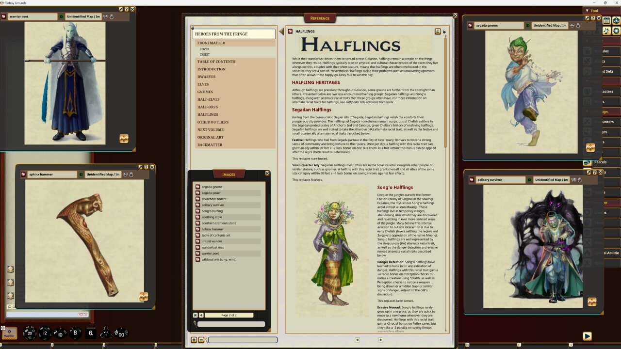 Fantasy Grounds Pathfinder Rpg Pathfinder Companion Heroes From