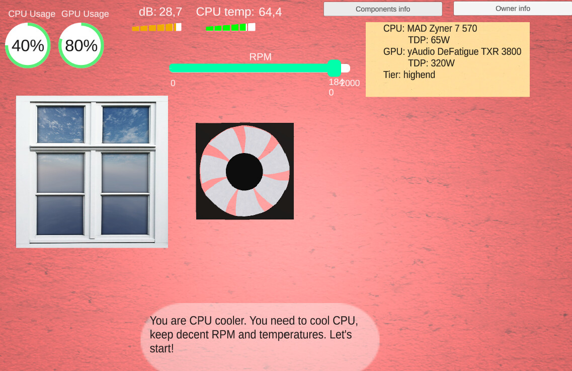 Cooling Simulator on Steam