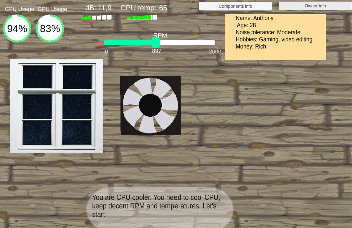 Cooling Simulator on Steam