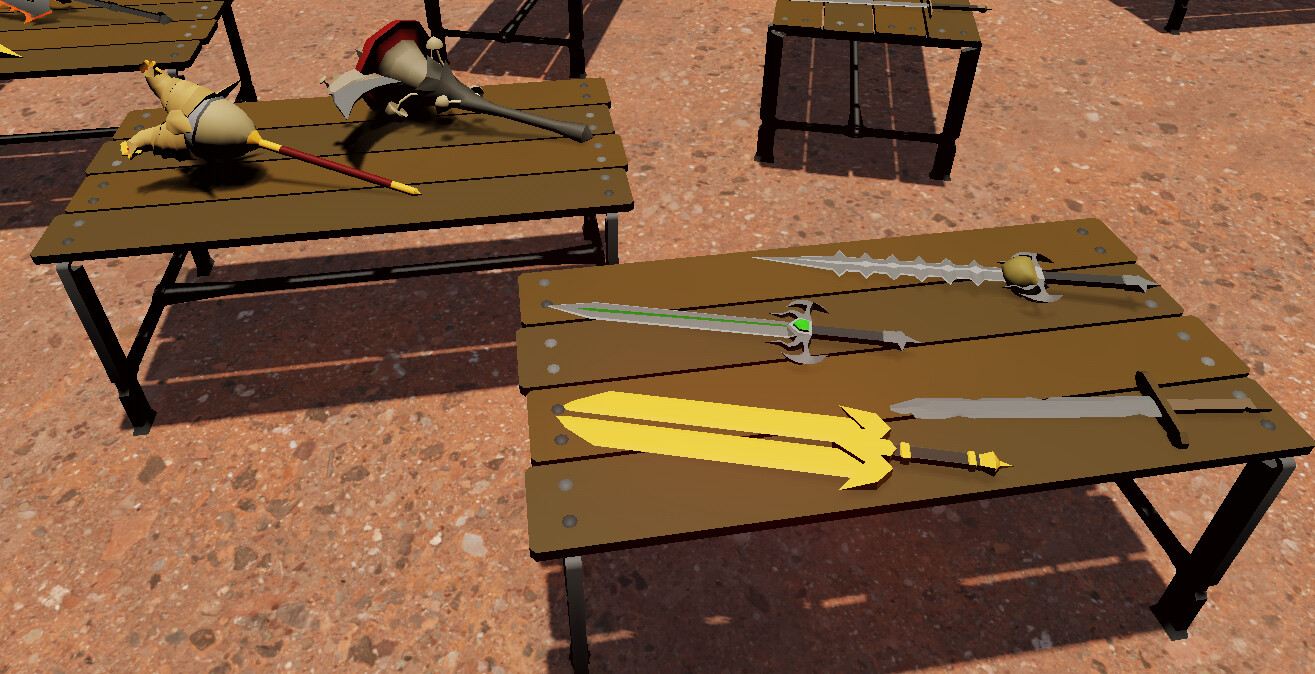 Gameguru Max Low Poly Asset Pack Knight Weapons Melee On Steam