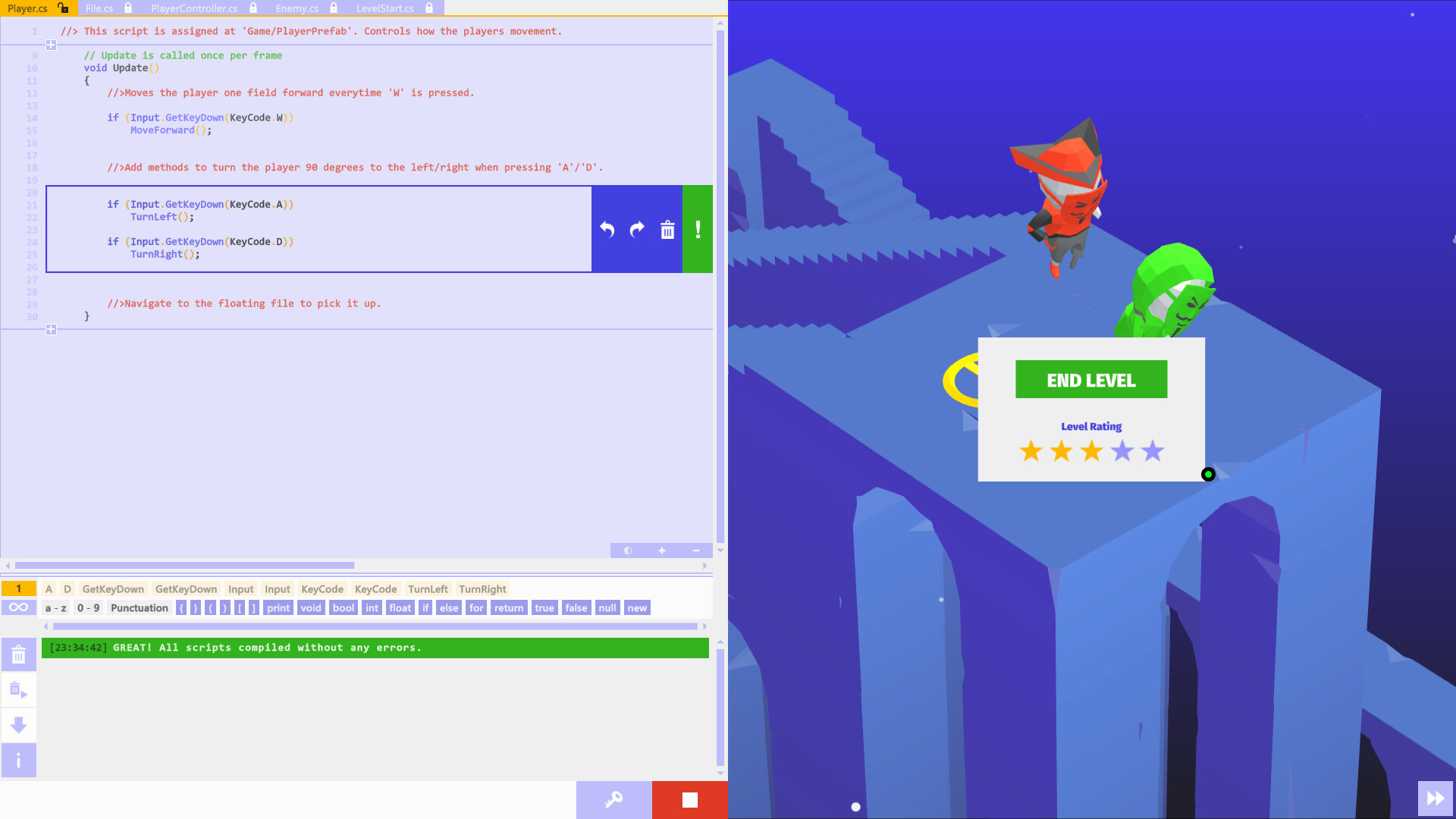 U Sharp The Unity Coding Learning Game On Steam