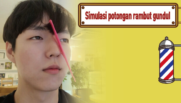 Simulasi potongan rambut gundul di Steam