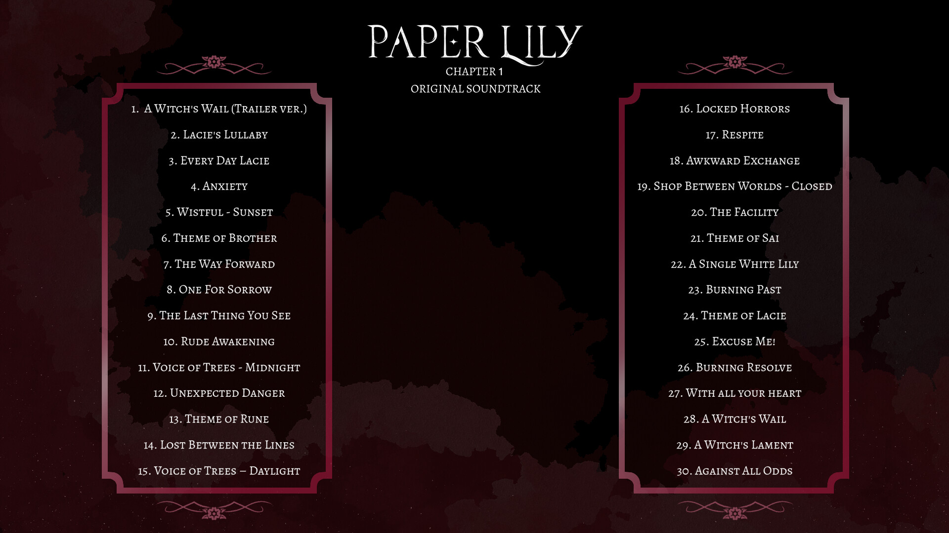Paper Lily - Chapter 1 Soundtrack on Steam