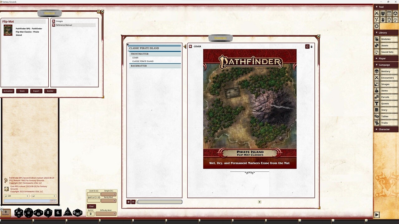 Fantasy Grounds Pathfinder Rpg Pathfinder Flip Mat Classics