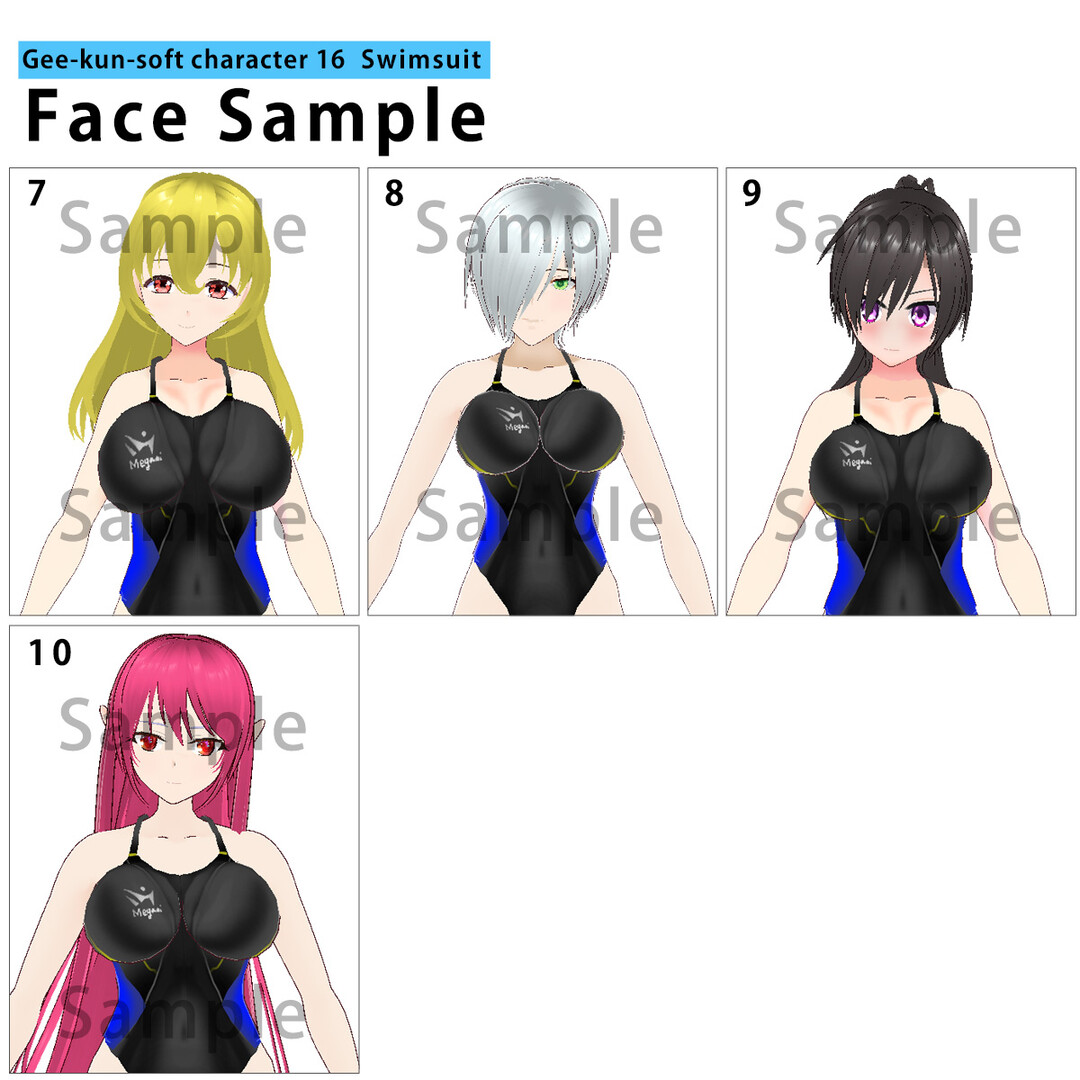 Rpg Maker 3d Character Converter Gee Kun Soft Character 16 Swimsuit