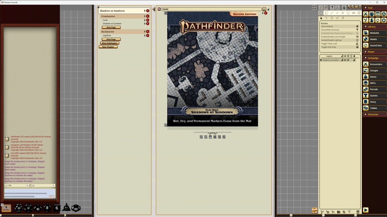 Fantasy Grounds Pathfinder Rpg Pathfinder Flip Mat Shadows At