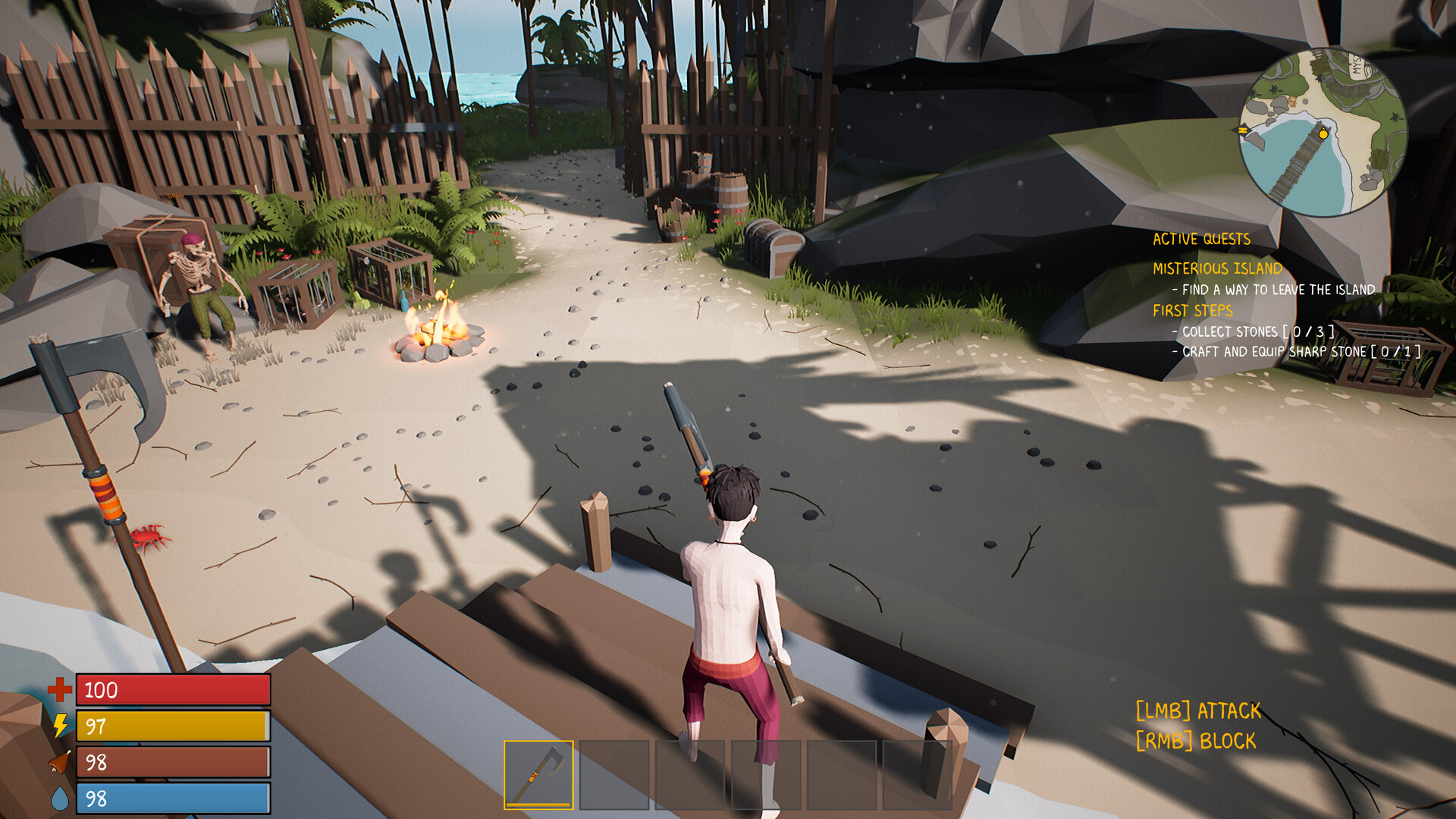 Спестявате 40% от цената на Survival Dead Poly Metal Axe в Steam