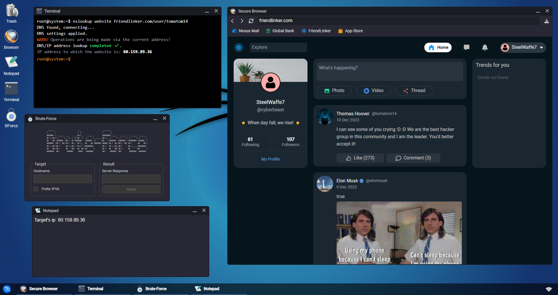 ByteBurst: Hacking Simulator on Steam