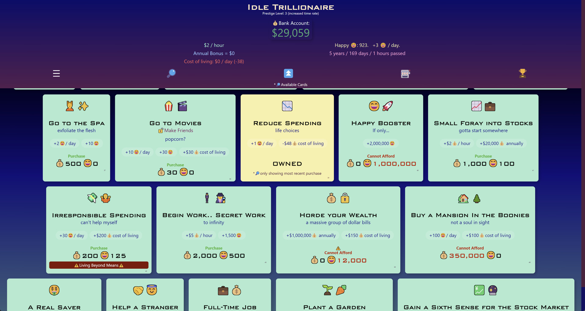 Idle Trillionaire on Steam