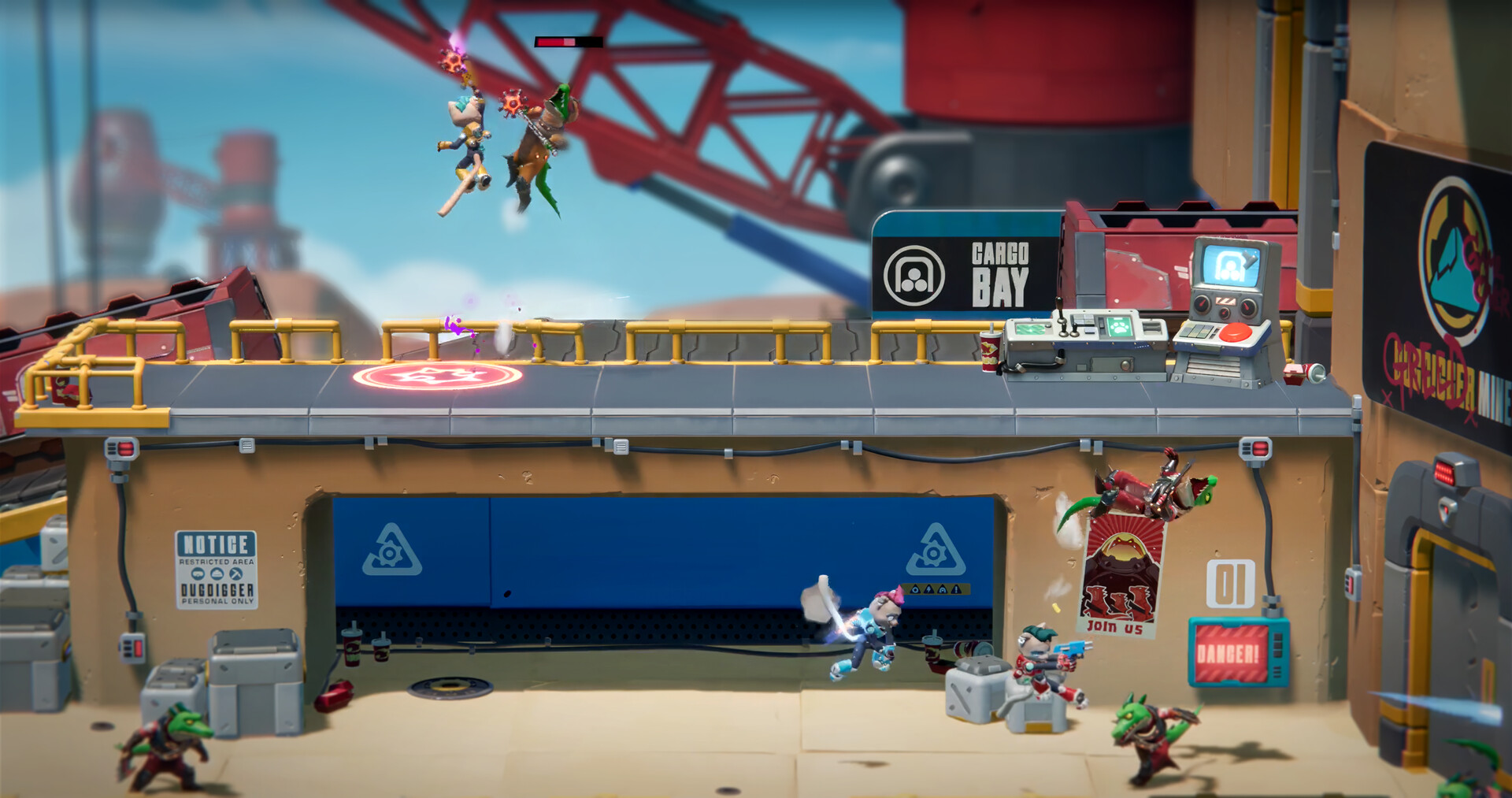 多人合作清版街机动作游戏《Project Bubblegum》Steam页面开放，发行日期待定 - 热点聚焦 - 其乐 Keylol