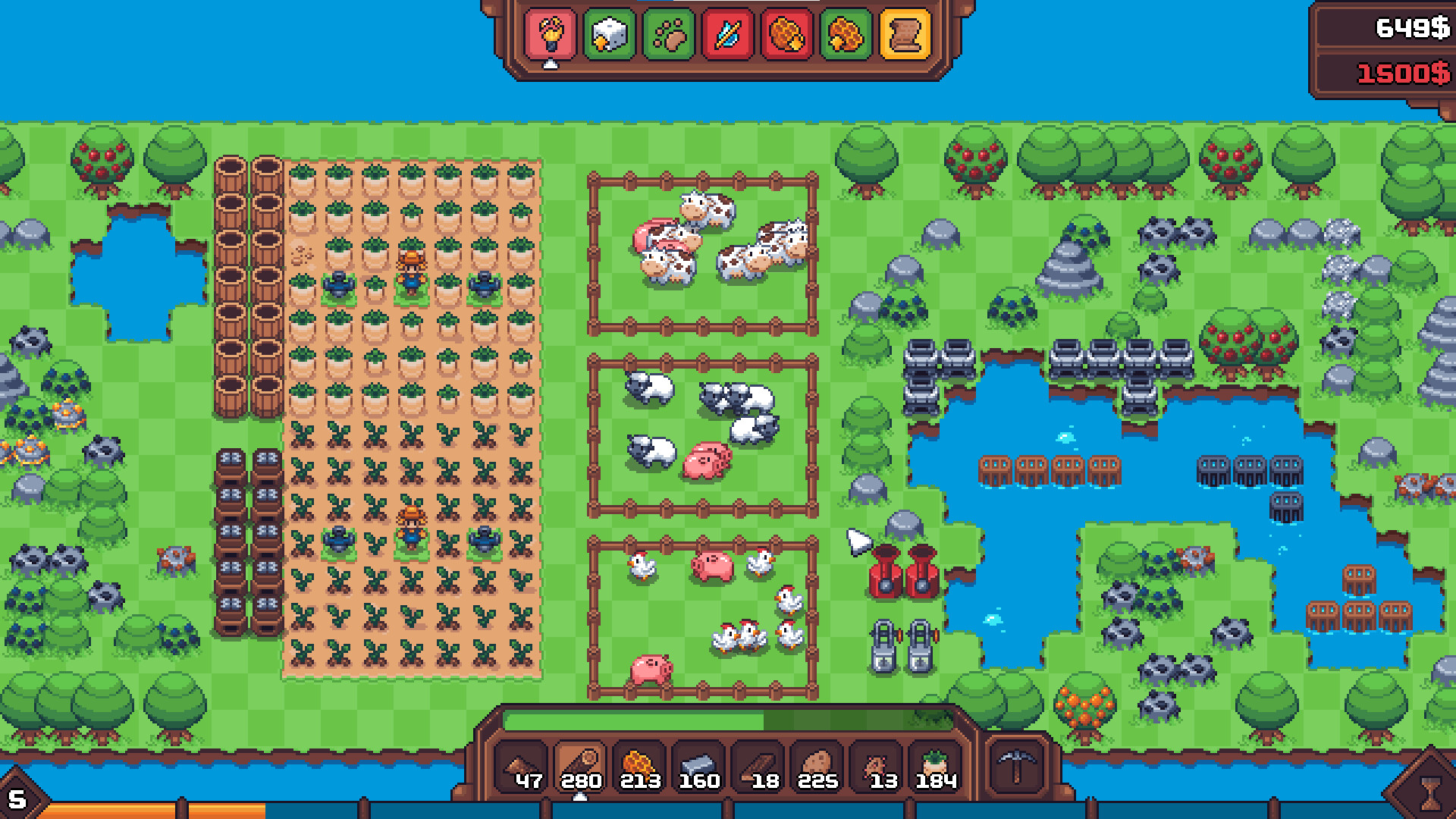Another Farm Roguelike: Rebirth on Steam