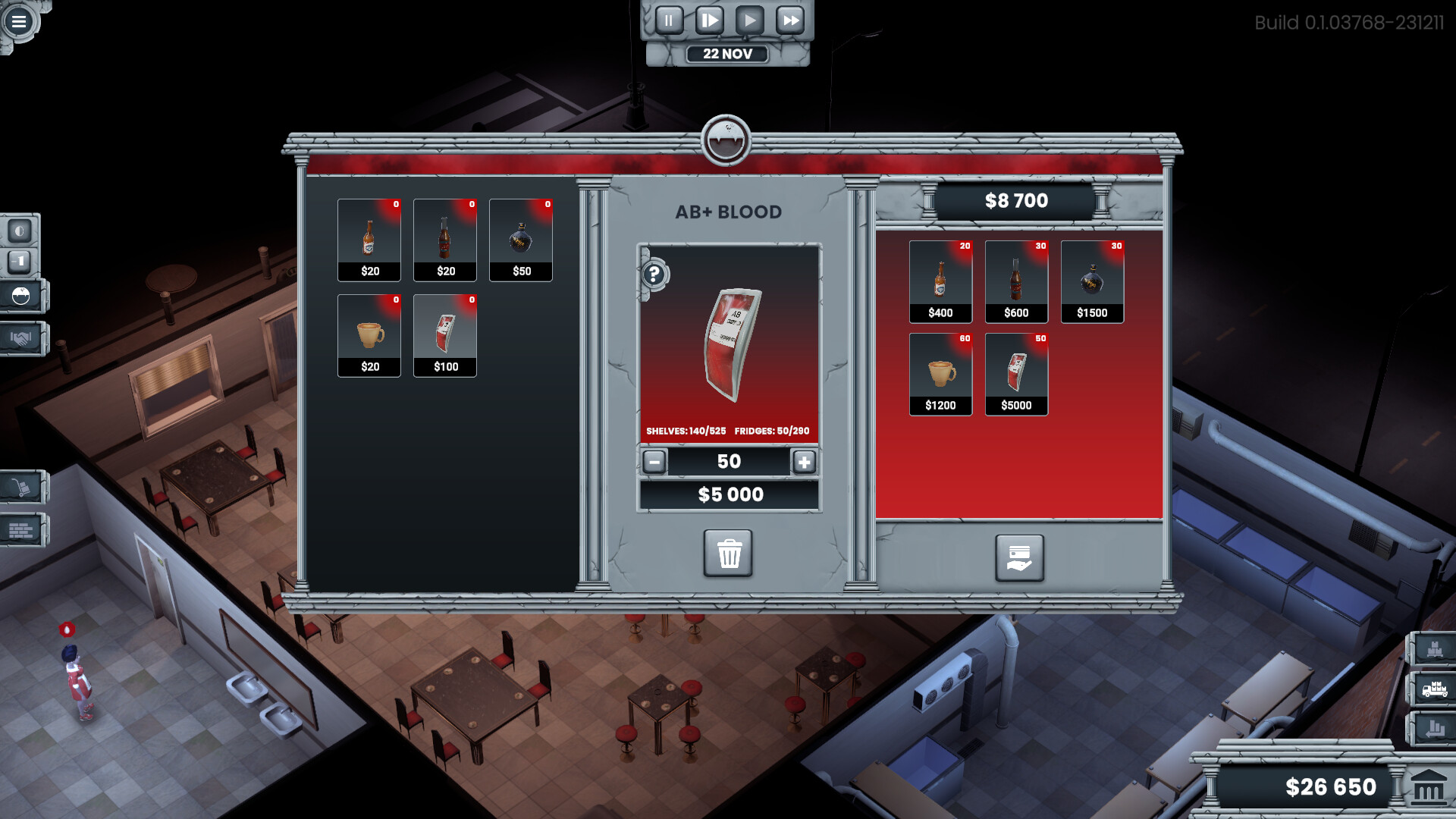 Blood Bar Tycoon on Steam