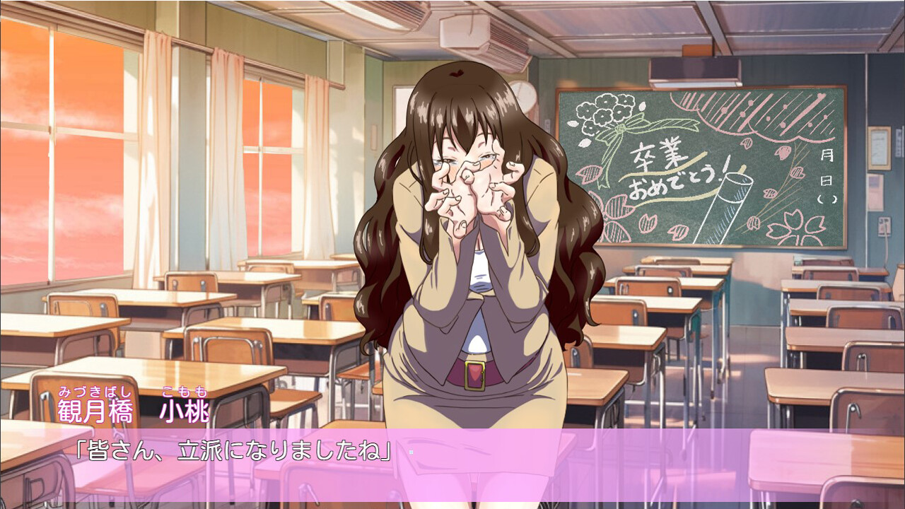 立ち絵が変なポーズの恋愛アドベンチャー On Steam