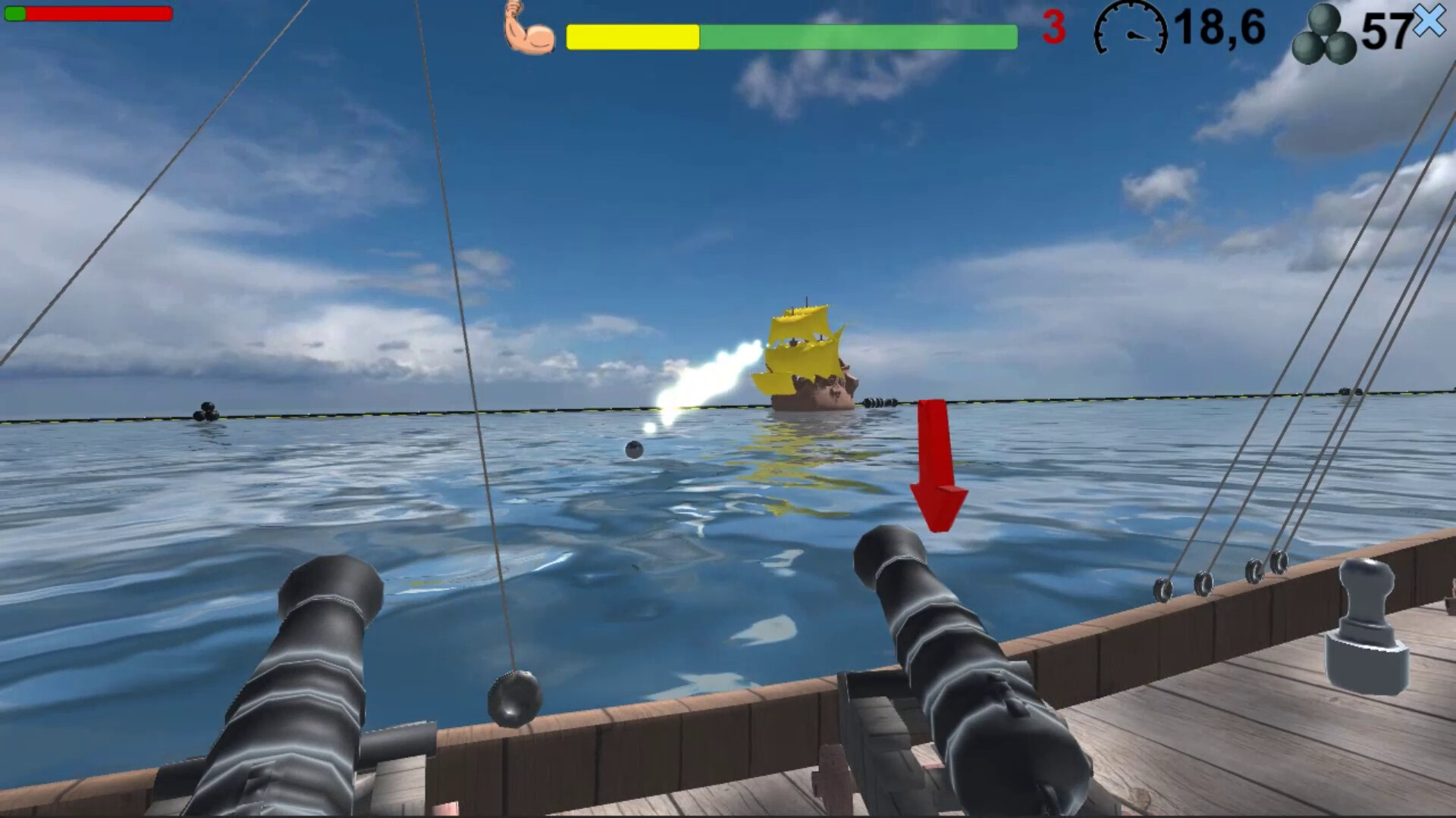 Pirates. Naval battle on Steam