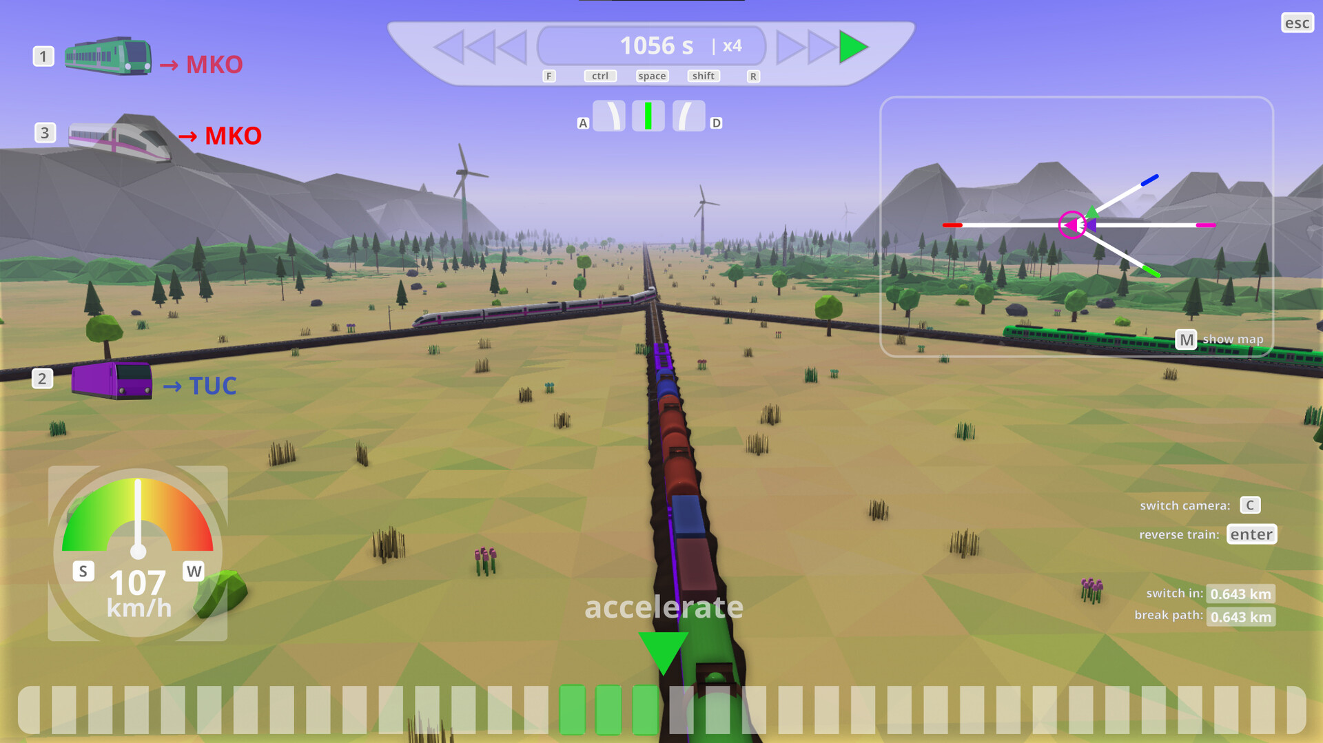 Railroad Scheduler on Steam