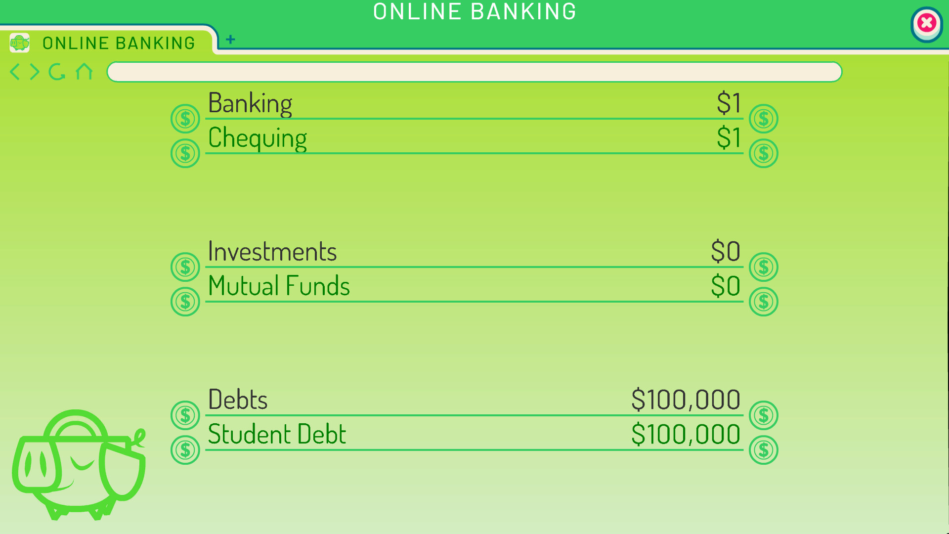 Personal Finance Simulator on Steam