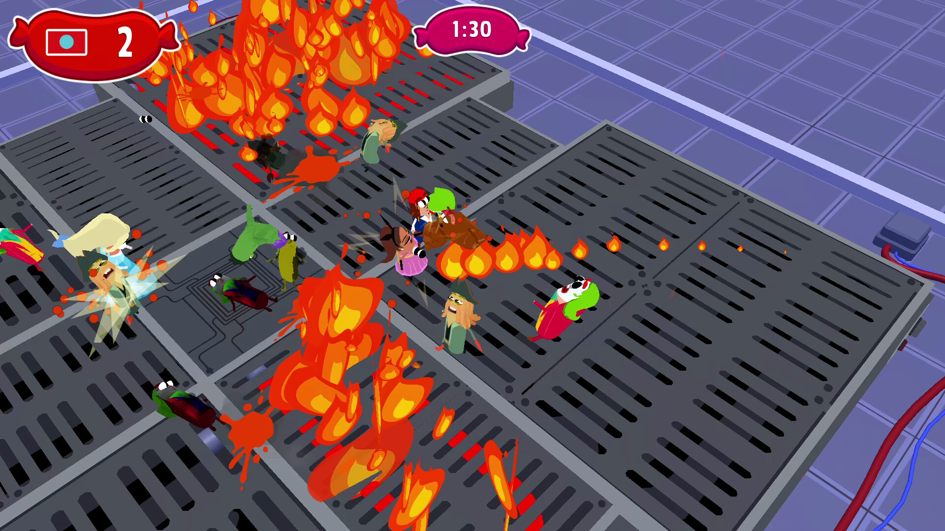 Sausage Wars: Burning Death on Steam