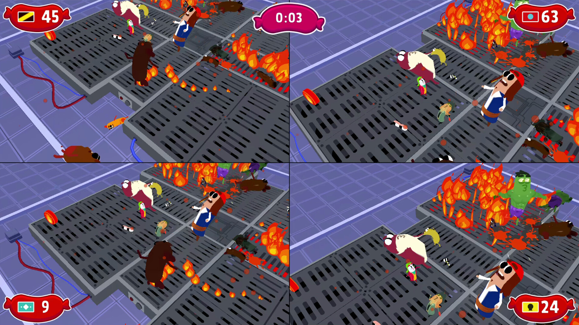 Sausage Wars: Burning Death on Steam
